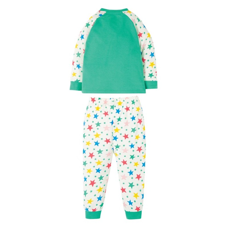 Frugi Ace Pyjamas PJ's Pacific Aqua Unicorn Size 6-7 Years